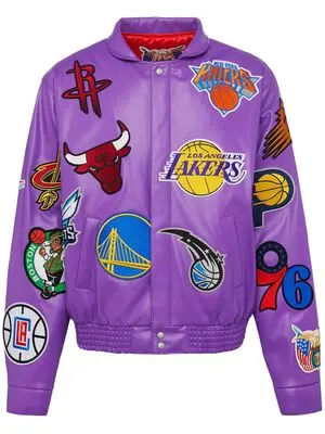JEFF HAMILTON Nba Collage Jacket - Purple