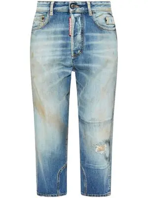 Dsquared2 Distressed Cropped Jeans