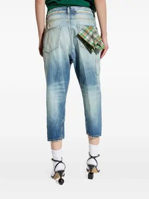 Dsquared2 Distressed Cropped Jeans