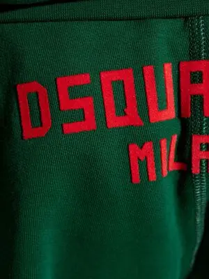 Dsquared2 Printed Track Shorts - Green