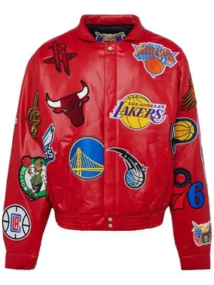JEFF HAMILTON Nba Collage Jacket - Red