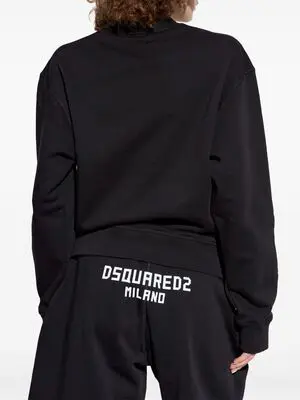 Dsquared2 Printed Sweatshirt - Black