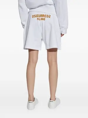 Dsquared2 Printed Track Shorts - White