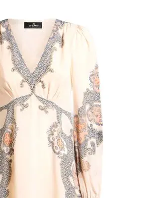 Etro Year Of Snake Midi Dress