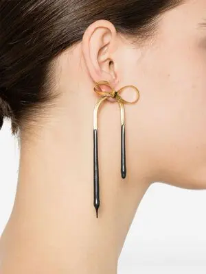 Ottolinger Laced Bow Earrings