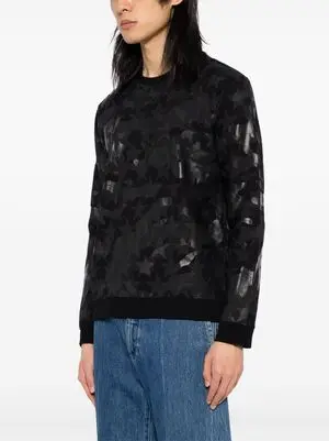 Valentino Garavani Camouflage Star-print Sweatshirt