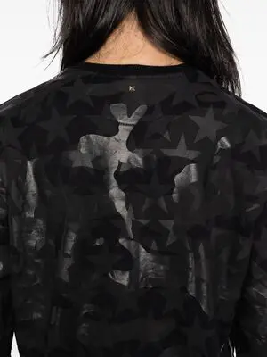 Valentino Garavani Camouflage Star-print Sweatshirt