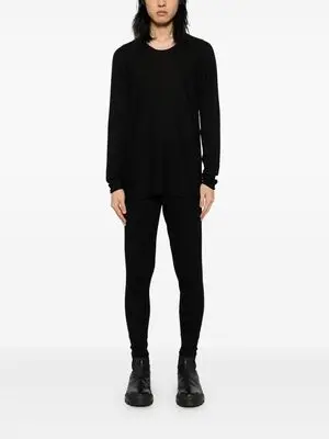 LABEL UNDER CONSTRUCTION Raw Edge T-shirt - Black