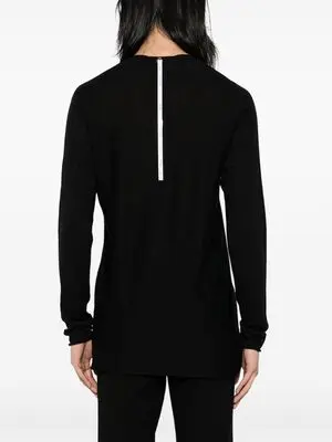 LABEL UNDER CONSTRUCTION Raw Edge T-shirt - Black