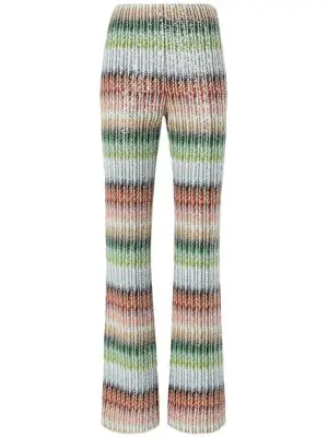 Missoni Zigzag-pattern Straight Trousers - Multicolour