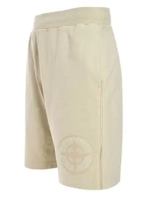 Stone Island Fleece Shorts - Neutrals