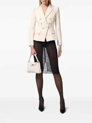 Elisabetta Franchi Crepe Satin Blazer