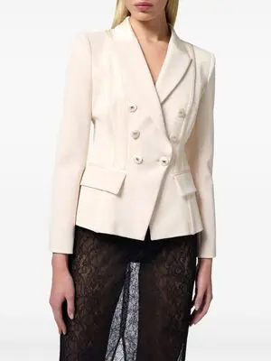 Elisabetta Franchi Crepe Satin Blazer