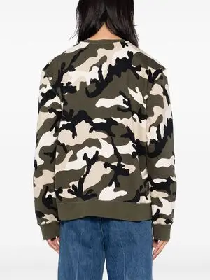 Valentino Garavani Camouflage-pattern Sweatshirt