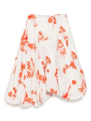 LEE MATHEWS Fleur Printed Skirt
