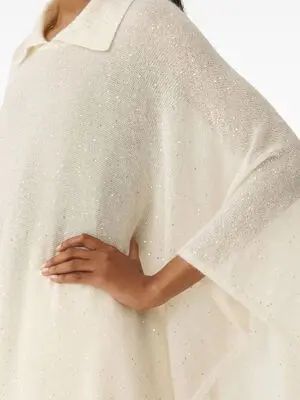 Fabiana Filippi Sequin Cape