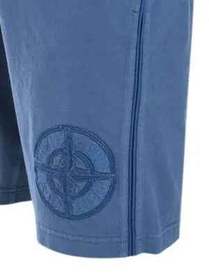 Stone Island Fleece Shorts - Blue