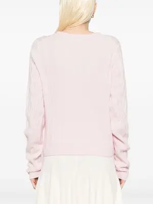 GANNI Lace-up Fastening Cardigan