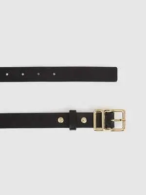 REISS Mateo Leather Belt