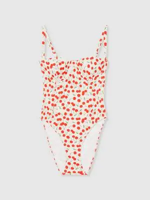 Good American Print Swimsuit - Cherry