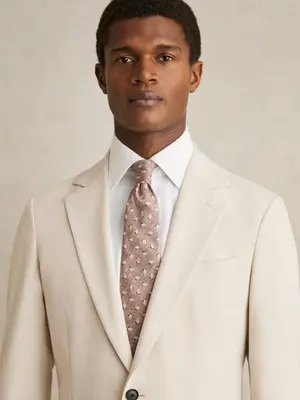 REISS Voyager Long-sleeve Slim-fit Travel Shirt - White