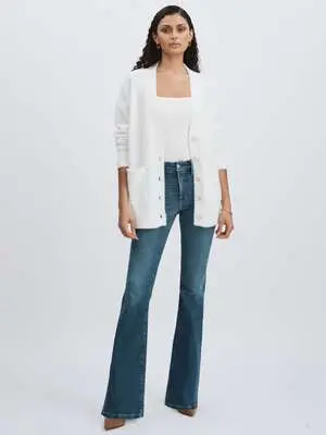 Good American Oversized Plush Cardigan