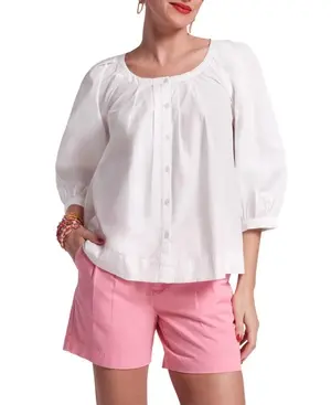 FRANCES VALENTINE Zoe Top - White