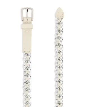 Ba&sh Brooke Chain Belt - Off White