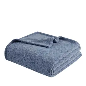 BEAUTYREST Dream Soft Blanket, Twin Navy Blue