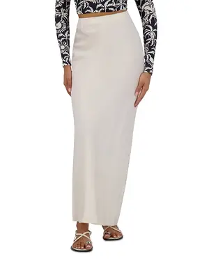 POINT Straight Skirt - Ecru