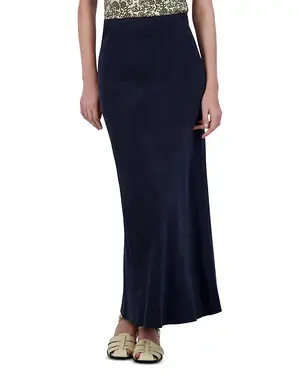 POINT Straight Skirt - Navy