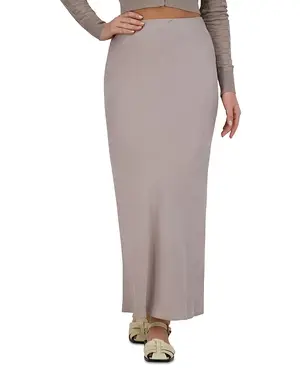 POINT Straight Skirt - Stone