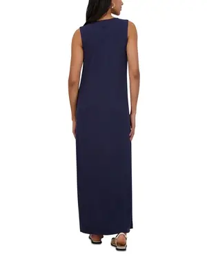POINT A-line Crewneck Dress - Navy