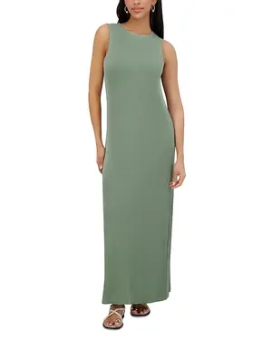 POINT A-line Crewneck Dress - Sage