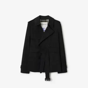 Burberry Cotton Blend Trench Jacket