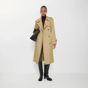 Burberry Long Castleford Trench Coat - Beige