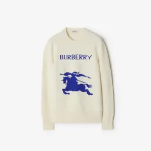 Burberry Wool Cashmere Sweater - Off White