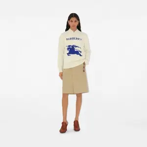 Burberry Wool Cashmere Sweater - Off White