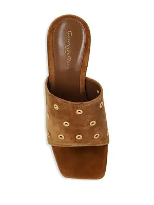 GIANVITO ROSSI Suede Mules
