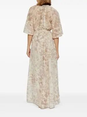 FORTE_FORTE Printed Maxi Dress