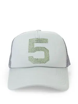 SP5DER Logo-studded Cap - Grey