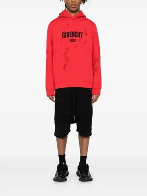 Givenchy Distressed-effect Hoodie
