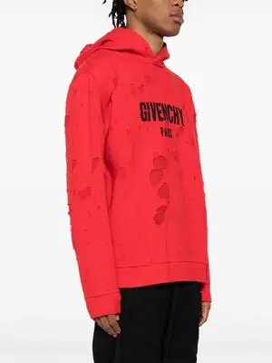 Givenchy Distressed-effect Hoodie
