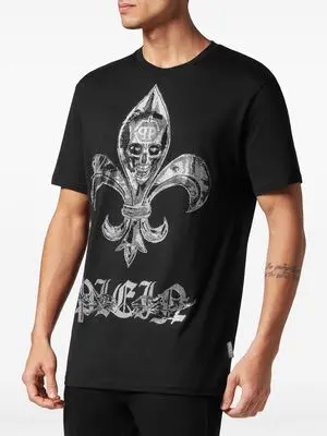 Philipp Plein Chrome-print Round-neck T-shirt
