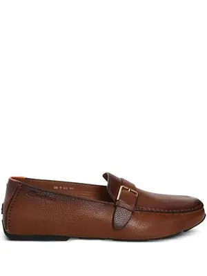 Santoni Hamel Loafers - Brown