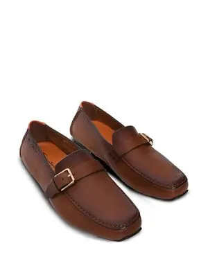 Santoni Hamel Loafers - Brown