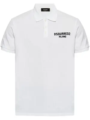 Dsquared2 Cotton Polo Shirt - White