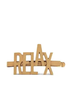 Moschino Relax Hair Clip - Gold
