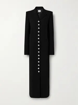 Khaite Saphra Wool-blend Twill Coat