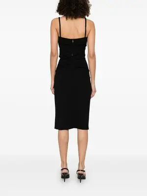 Dolce & Gabbana Draped Midi Dress